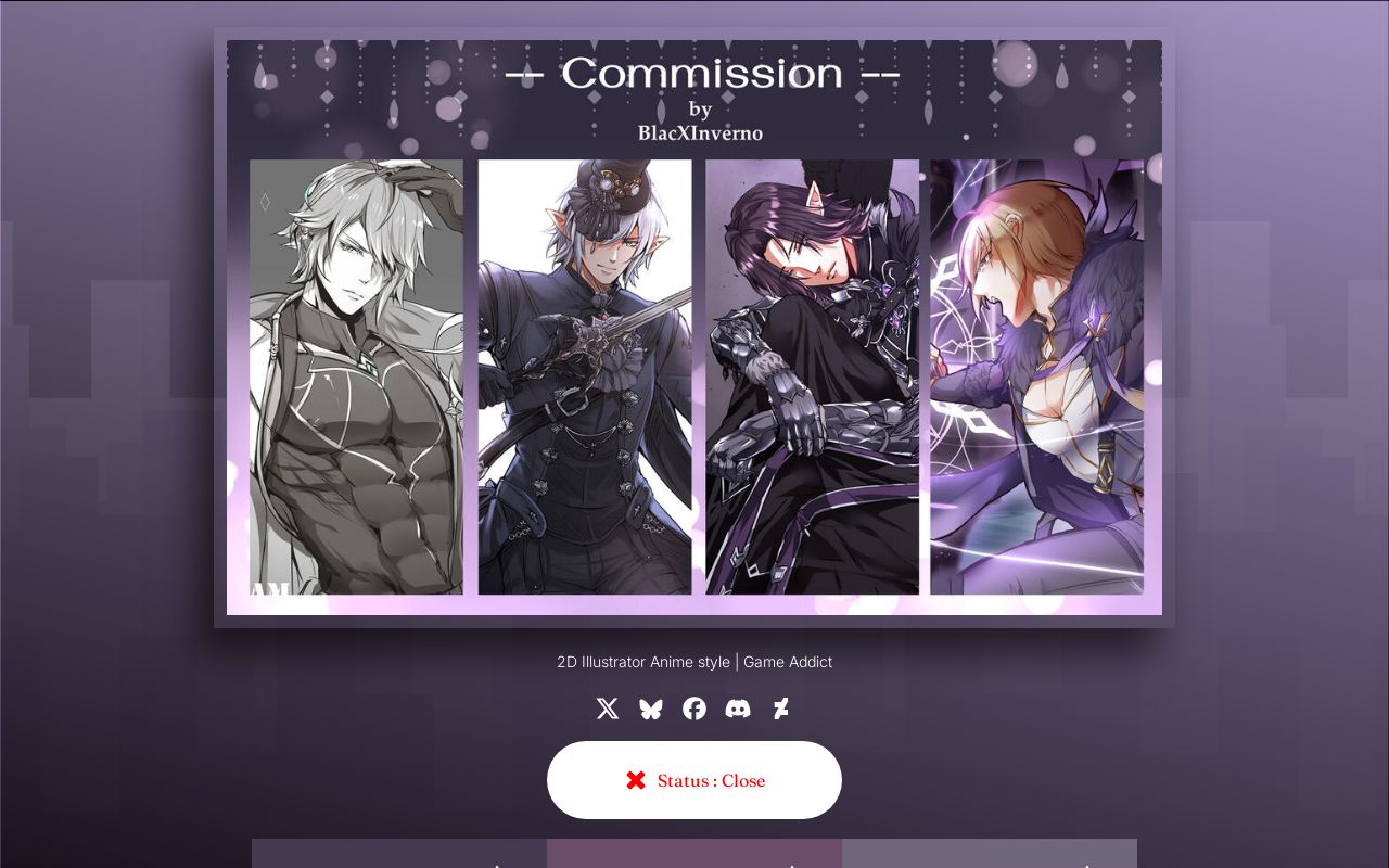 BlacXInverno Commission